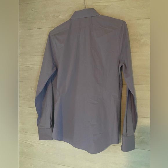 Express | Shirts | Express Imx Fitted Mens Dress Shirt Purple Size M ...